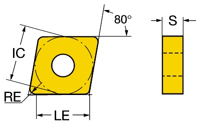 Sandvik-Coromant - 5966258 - Rhombic inserts - ToolsUnited