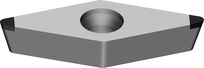 ZCC Cutting Tools - VCGW160404-2 YCB121 - Rhombic inserts - ToolsUnited